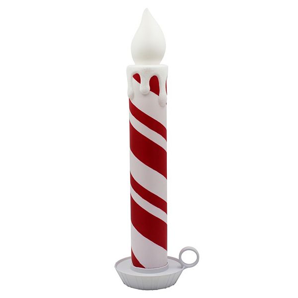 St. Nicholas Square® LED Striped Candle Porch Décor