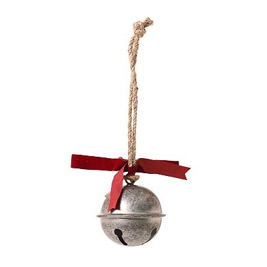 St. Nicholas Square® Silver Metal Jingle Bell Décor