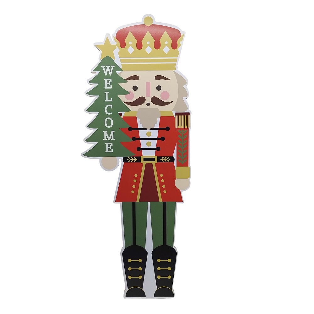 St. Nicholas Square® Welcome Nutcracker Porch Décor