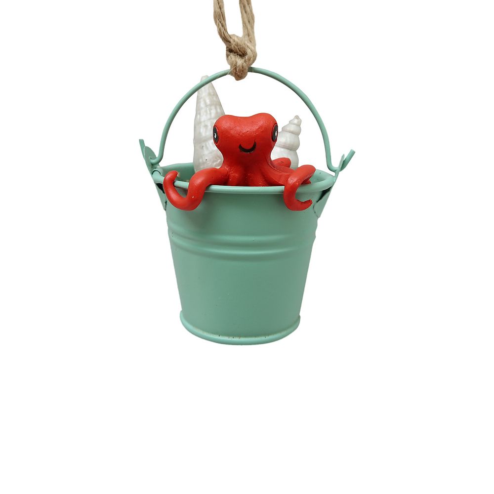 St. Nicholas Square® Octopus in Sand Bucket Christmas Ornament
