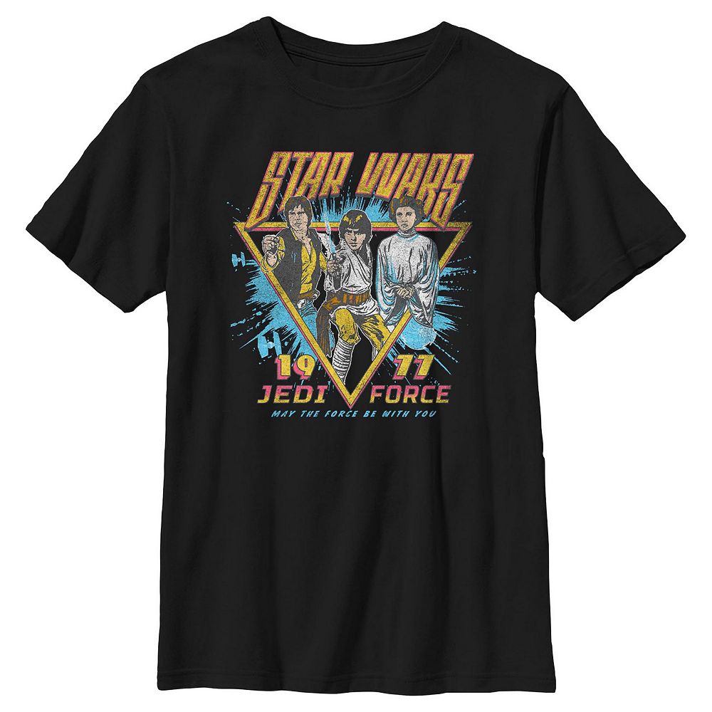 Boys Husky Star Wars A New Hope Han Solo, Luke & Leia Jedi Force 1977 ...