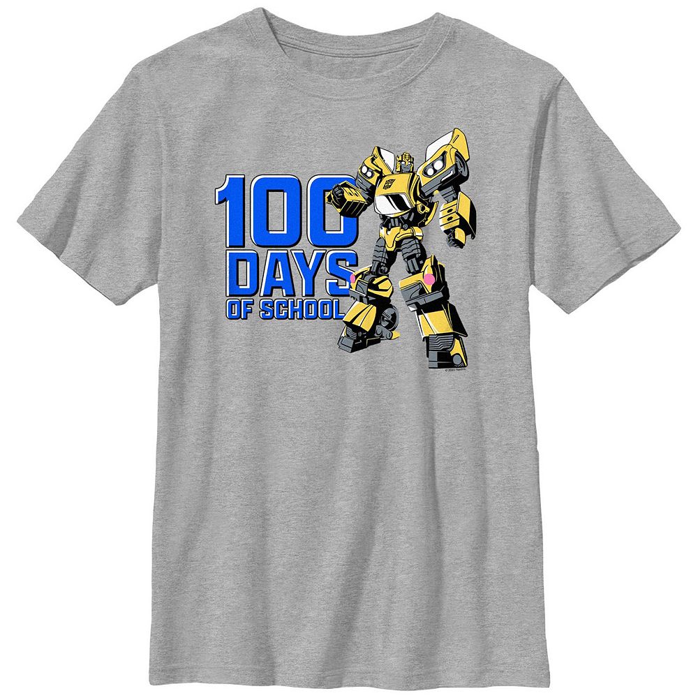 Boys 6-20 Transformers Bumblebee 100 Days Of School Graphic Tee