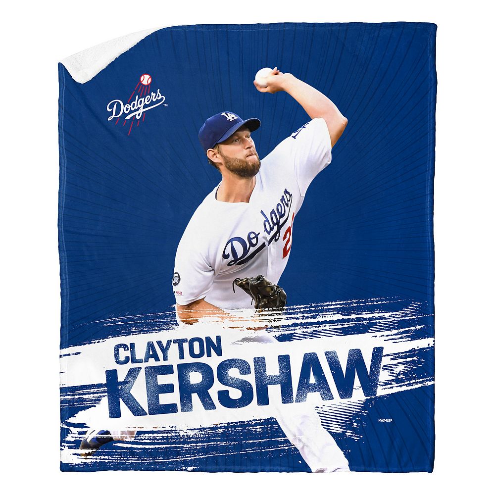 Los Angeles Dodgers Player Portraits Sherpa Throw Blanket