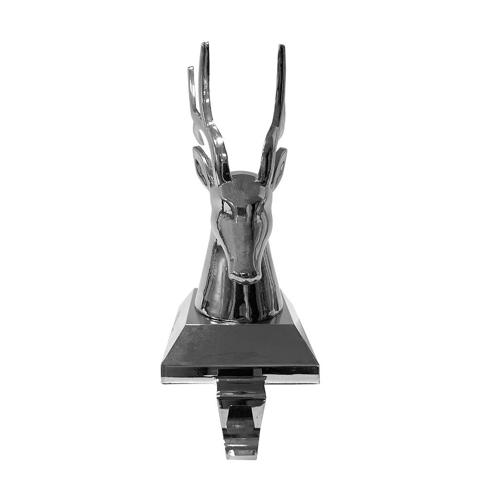 St. Nicholas Square® Silver Deer Stocking Holder