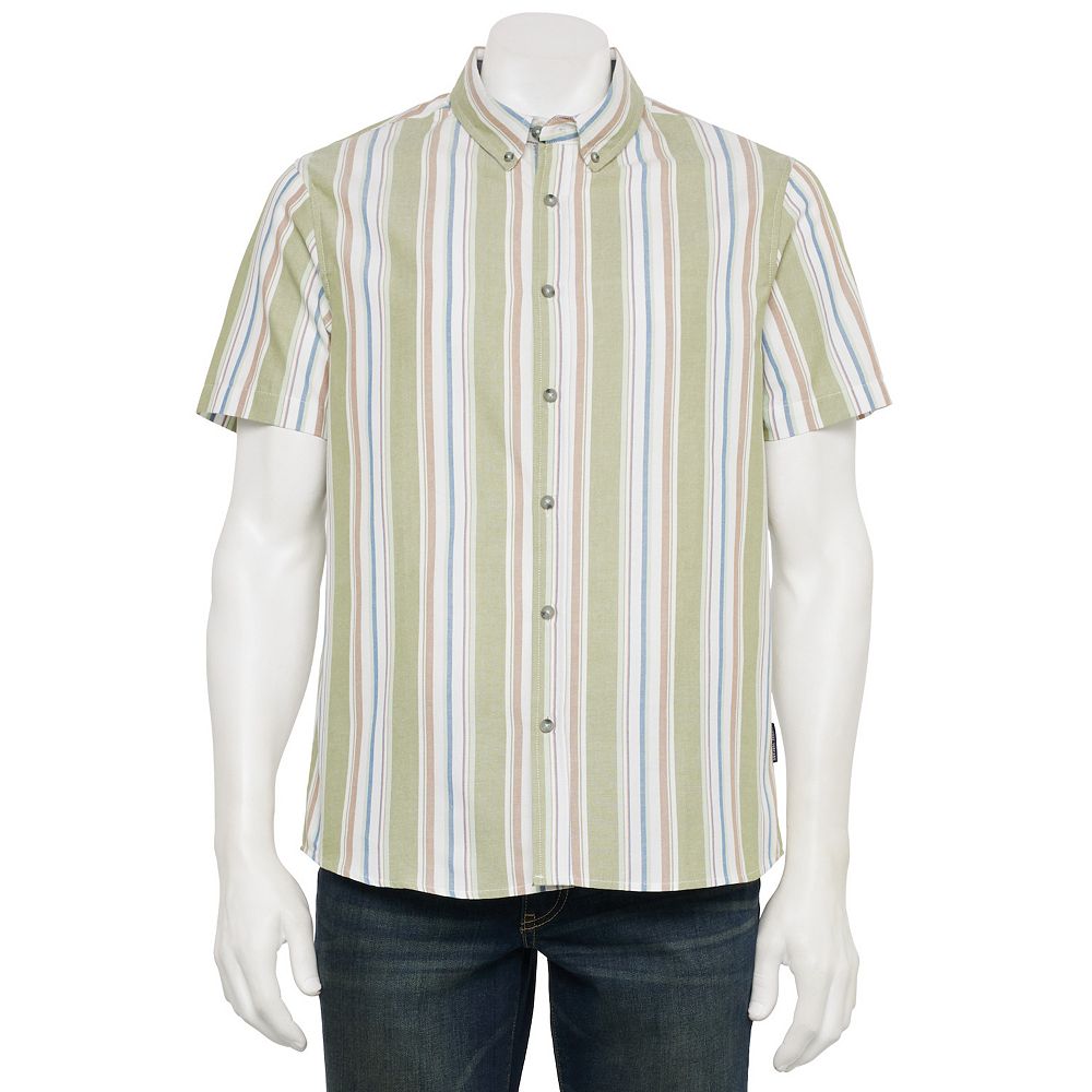 Men's Reverse Threads Men's Reverse Threads Biggs Dobby Button Down-Shirt