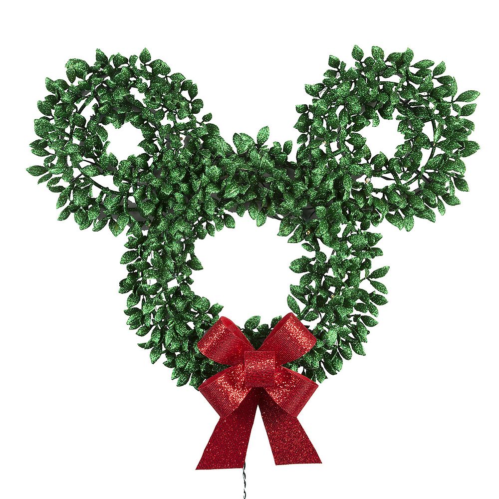 Disney's Mickey Mouse Lighted Artificial Wreath
