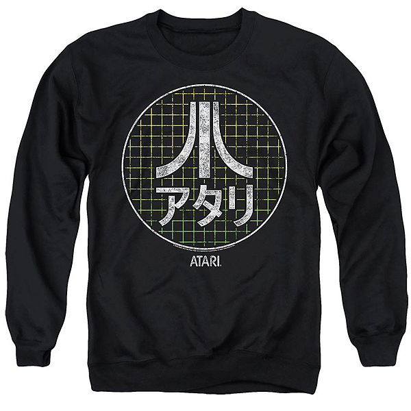 Atari Japanese Grid Adult Crewneck Sweatshirt