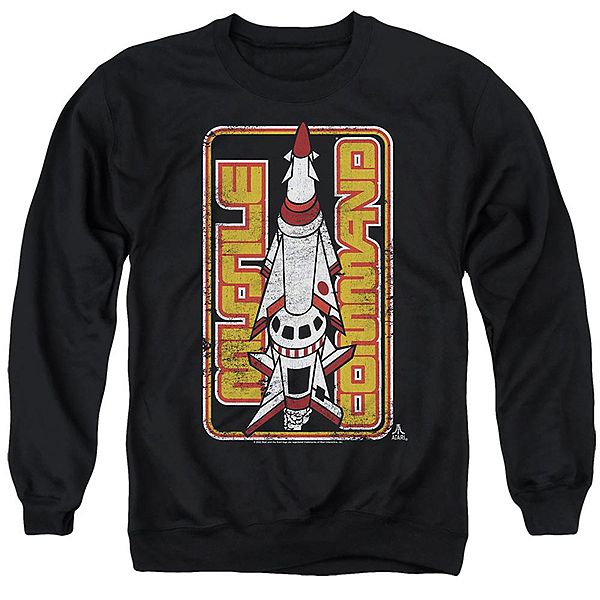 Atari Missile Adult Crewneck Sweatshirt