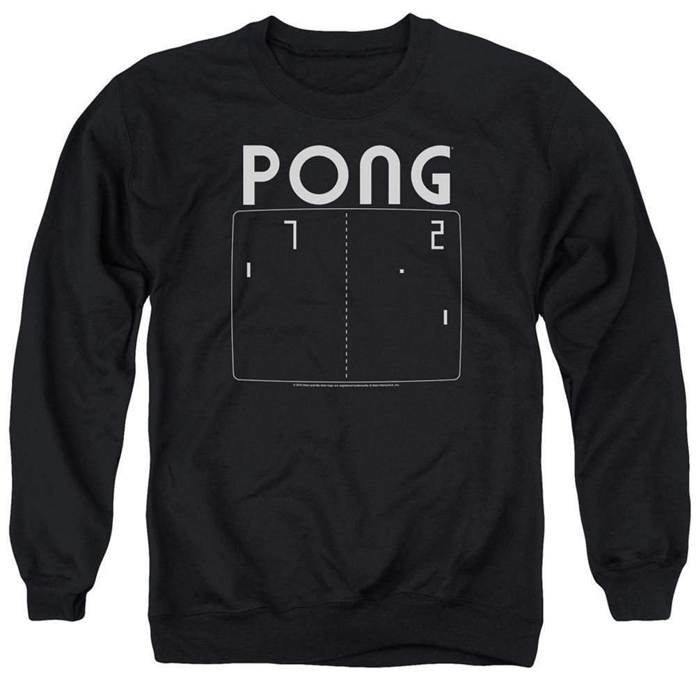 Atari Pong Screen Adult Crewneck Sweatshirt