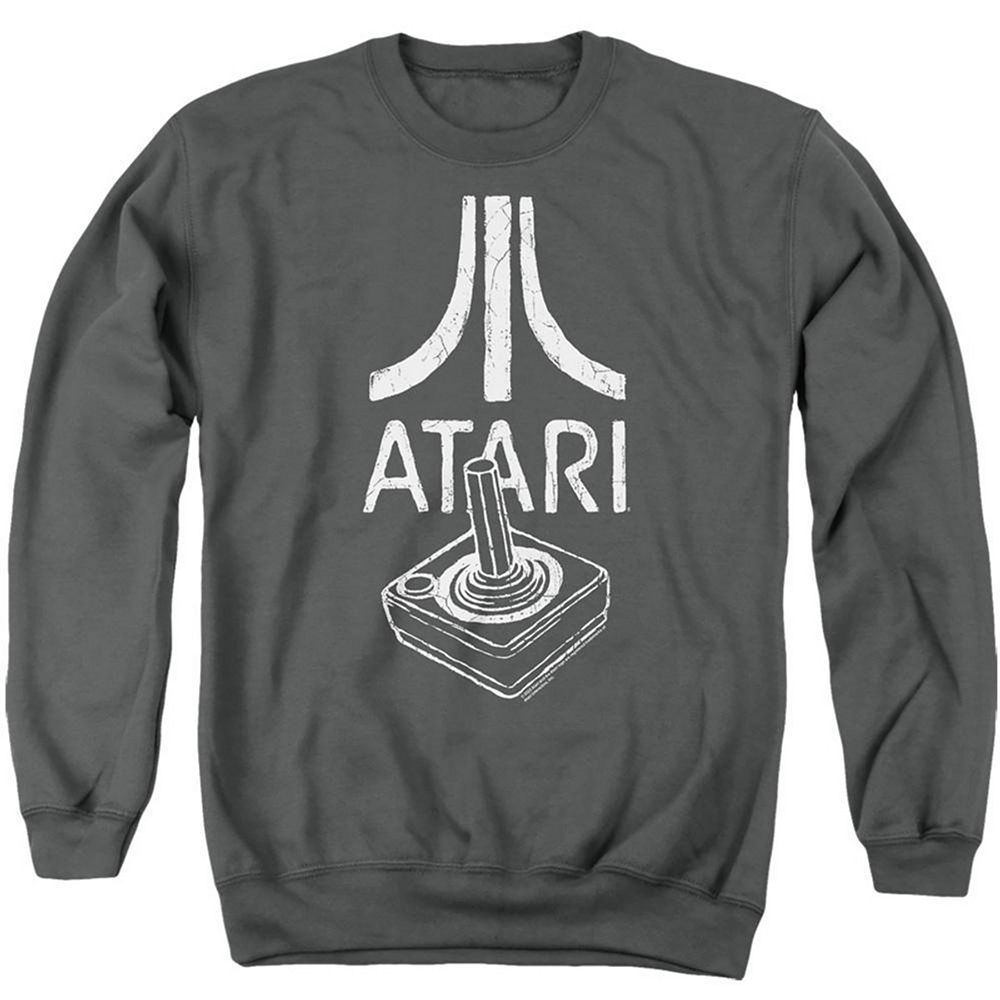 Atari Joystick Logo Adult Crewneck Sweatshirt