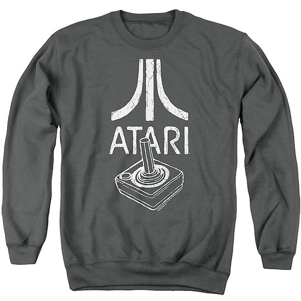 Atari Joystick Logo Adult Crewneck Sweatshirt