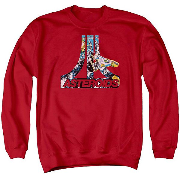 Atari Asteroids Atari Adult Crewneck Sweatshirt