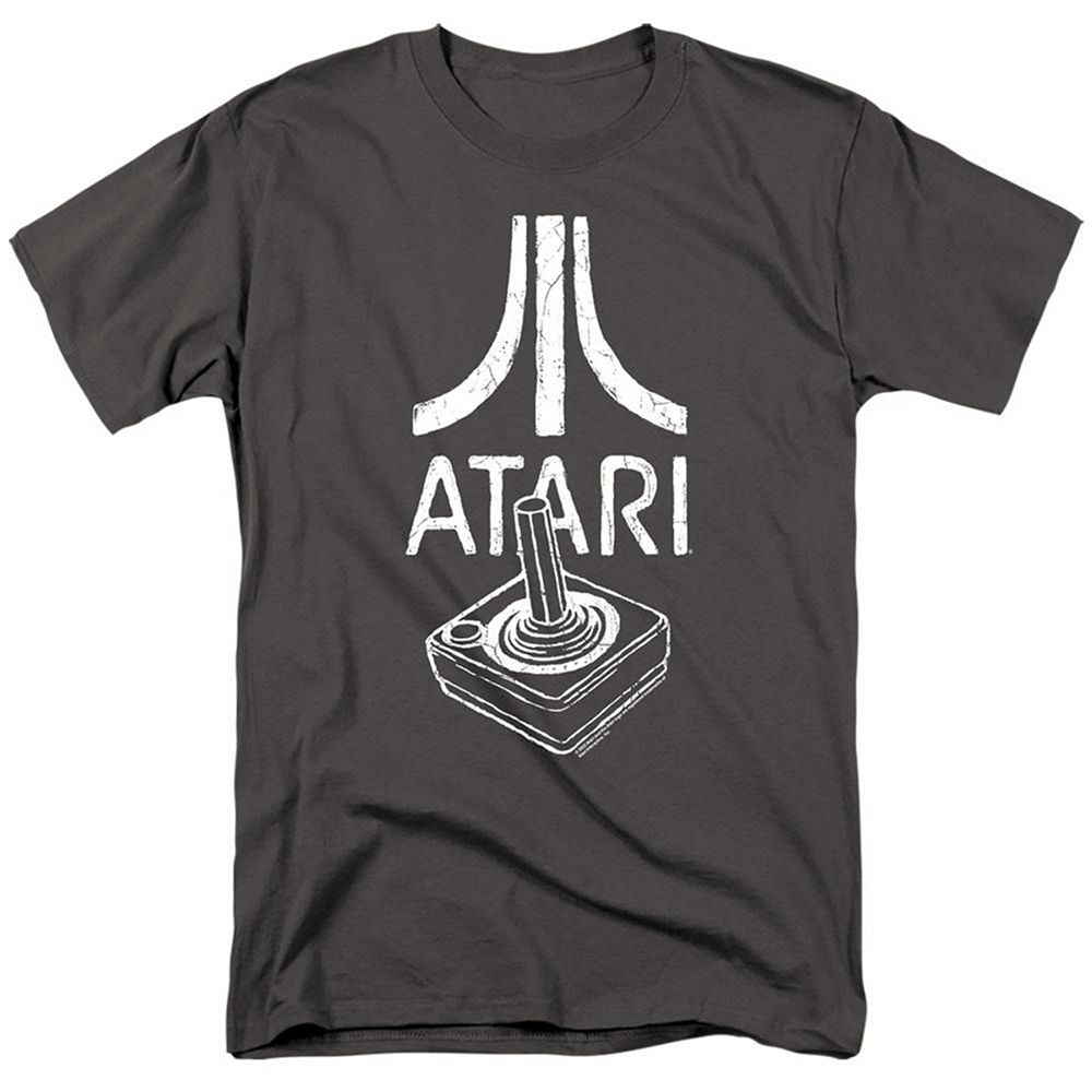 Atari Joystick Logo Short Sleeve Adult T-shirt