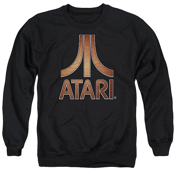 Atari Classic Wood Emblem Adult Crewneck Sweatshirt