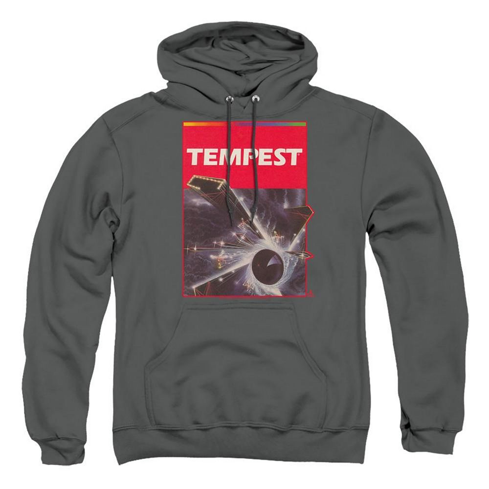 Atari Tempest Box Art Adult Pull Over Hoodie