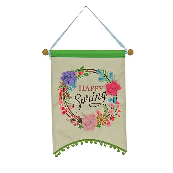 National Tree Company "Happy Spring" Banner