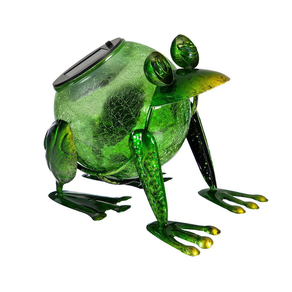 Evergreen Enterprises Solar Frog Statuary with Solar Light
