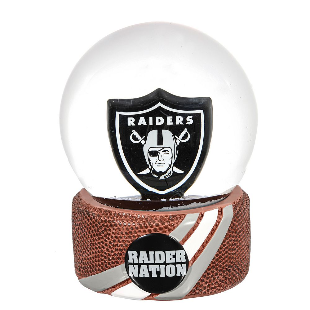 Evergreen Enterprises Las Vegas Raiders Snow Globe Table Decor