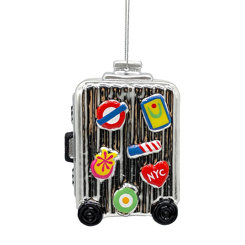 St. Nicholas Square Travel Suitcase Ornament