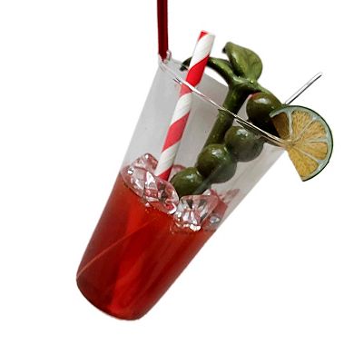 St. Nicholas Square® Glass Bloody Mary Drink Ornament