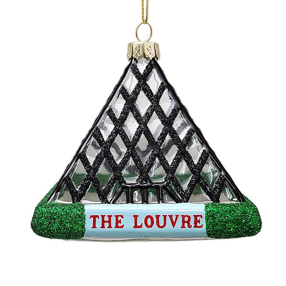 St. Nicholas Square® Glass Louvre Christmas Ornament