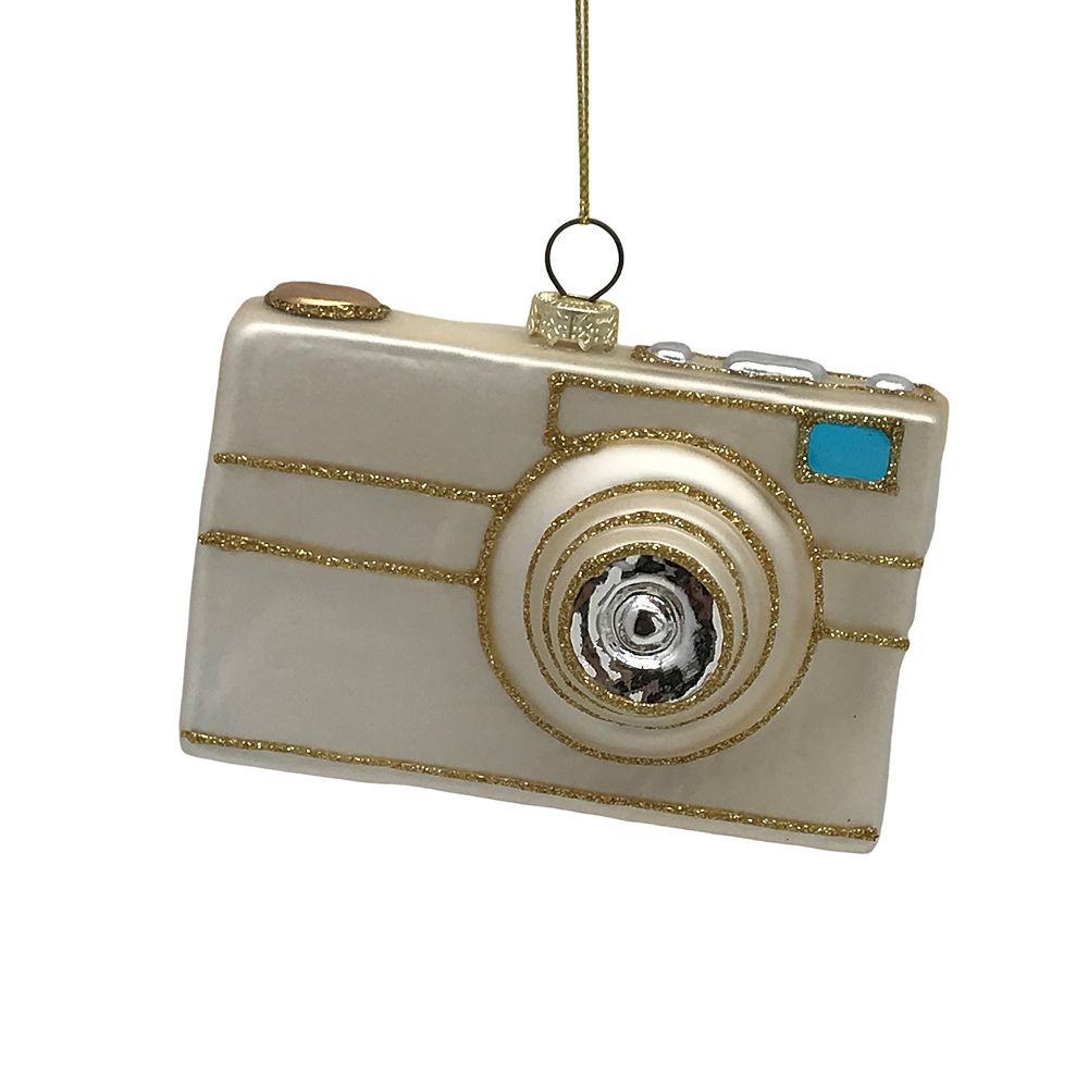 St. Nicholas Square® Glass Camera Ornament