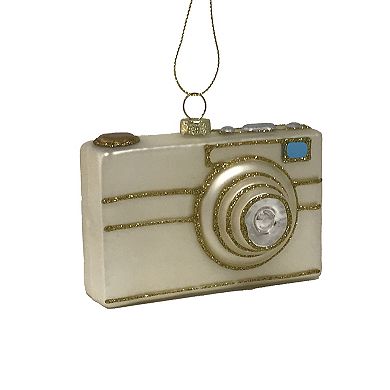 St. Nicholas Square® Glass Camera Ornament