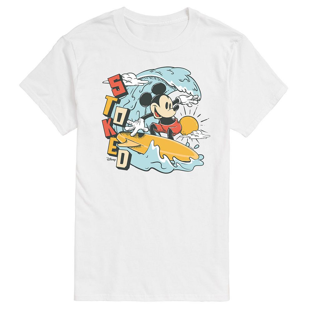 Disney's Mickey Mouse Men's Stoked Graphic Tee