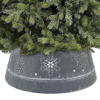 St. Nicholas Square® Metal Snowflake Icon Tree Collar
