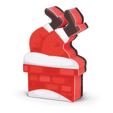Fred Santa-Tized Kitchen Holiday Sponge