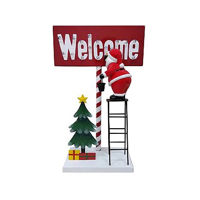 St. Nicholas Square® LED Welcome Santa Floor Decor