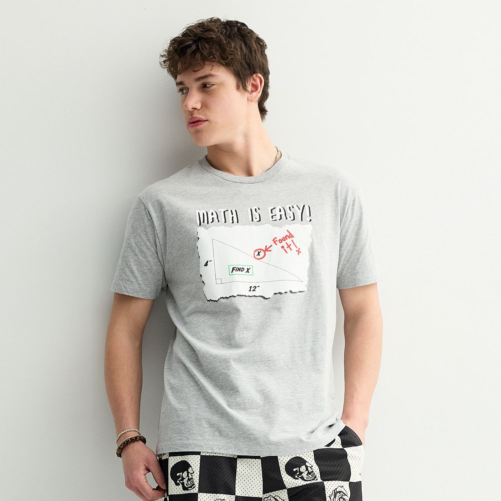 Men's Math is Easy Graphic Tee