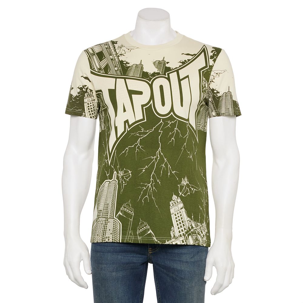 Men's Tapout Retro Cityscape Graphic Tee