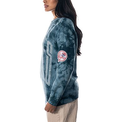 Women's The Wild Collective Blue New York Yankees Overdyed Pullover ...