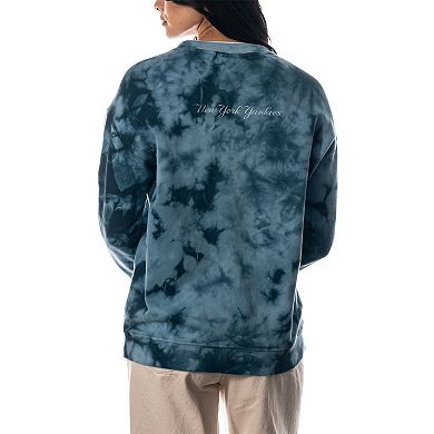 Women's The Wild Collective Blue New York Yankees Overdyed Pullover ...