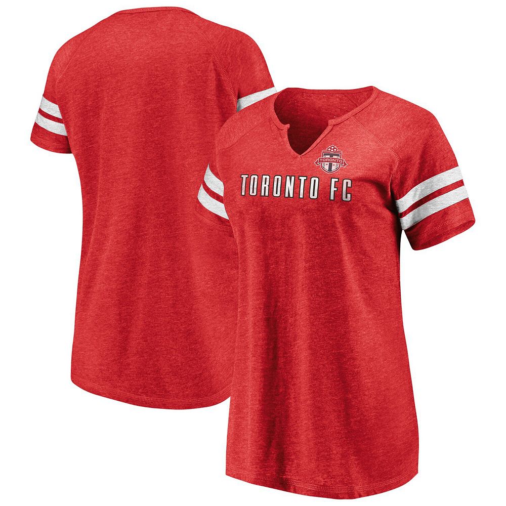 Women's Fanatics Branded Red Toronto FC True Classics Full Force Raglan ...
