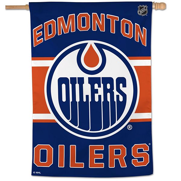 "WinCraft Edmonton Oilers 28"" x 40"" Primary Logo Single-Sided ...