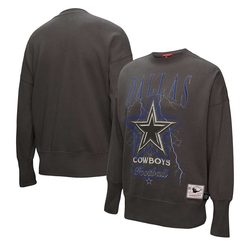 Women's Mitchell & Ness Charcoal Dallas Cowboys Distressed Logo 4.0 ...
