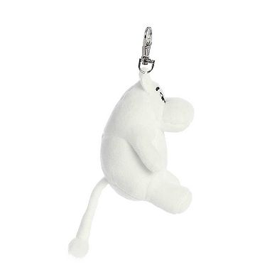 Aurora Mini White 3.5" Moomin Keychain Adorable Stuffed Animal