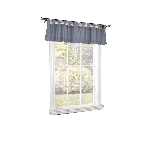 Commonwealth Weather Insulated Cotton Fabric Tab Window Valance