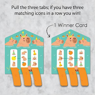 Big Dot Of Happiness Capy Birthday Capybara Party Game Pickle Cards ...