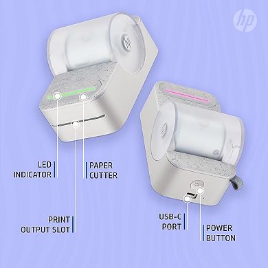 Hp Sprocket Panorama Portable Color Label Printer & Photo Printer ...