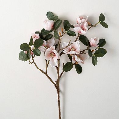 Sullivan's Artificial 40" Faux Blush Magnolia Stem