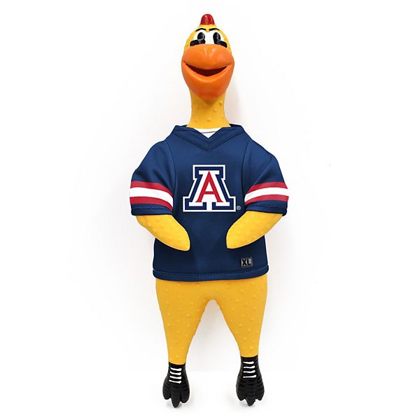 NCAA University of Arizona Wildcats Team Rubber Chicken Pet Toy