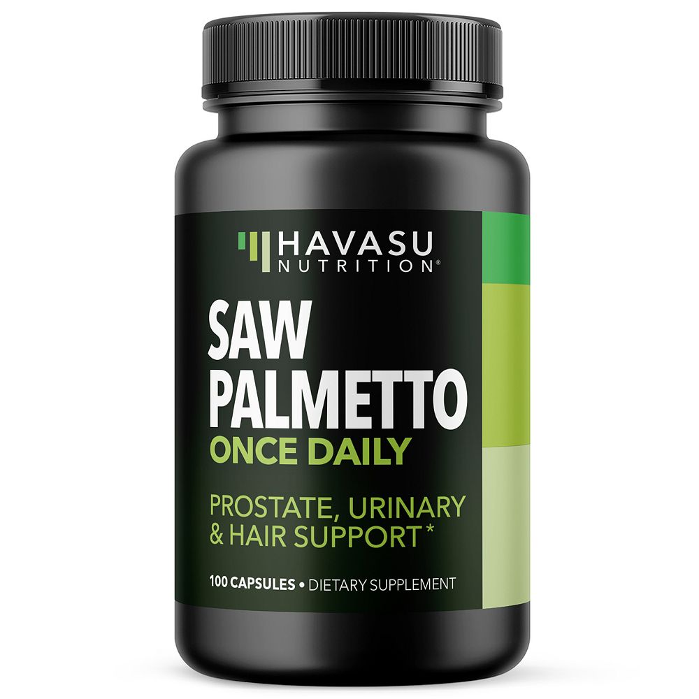 Saw Palmetto Capsules for Prostate & Hair Health, 200ct