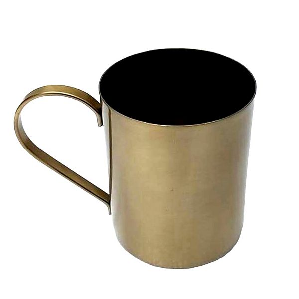 Gold Finish Metal Mule Mug