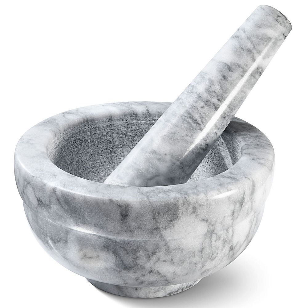 Mortar and Pestle Set, Small Grinding Bowl Set Holds Up to 3oz - 4.5x2 ...