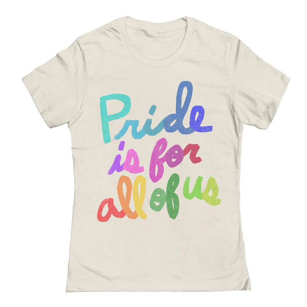 Junior's Pride Is For All Of Us Pride Graphic Tee
