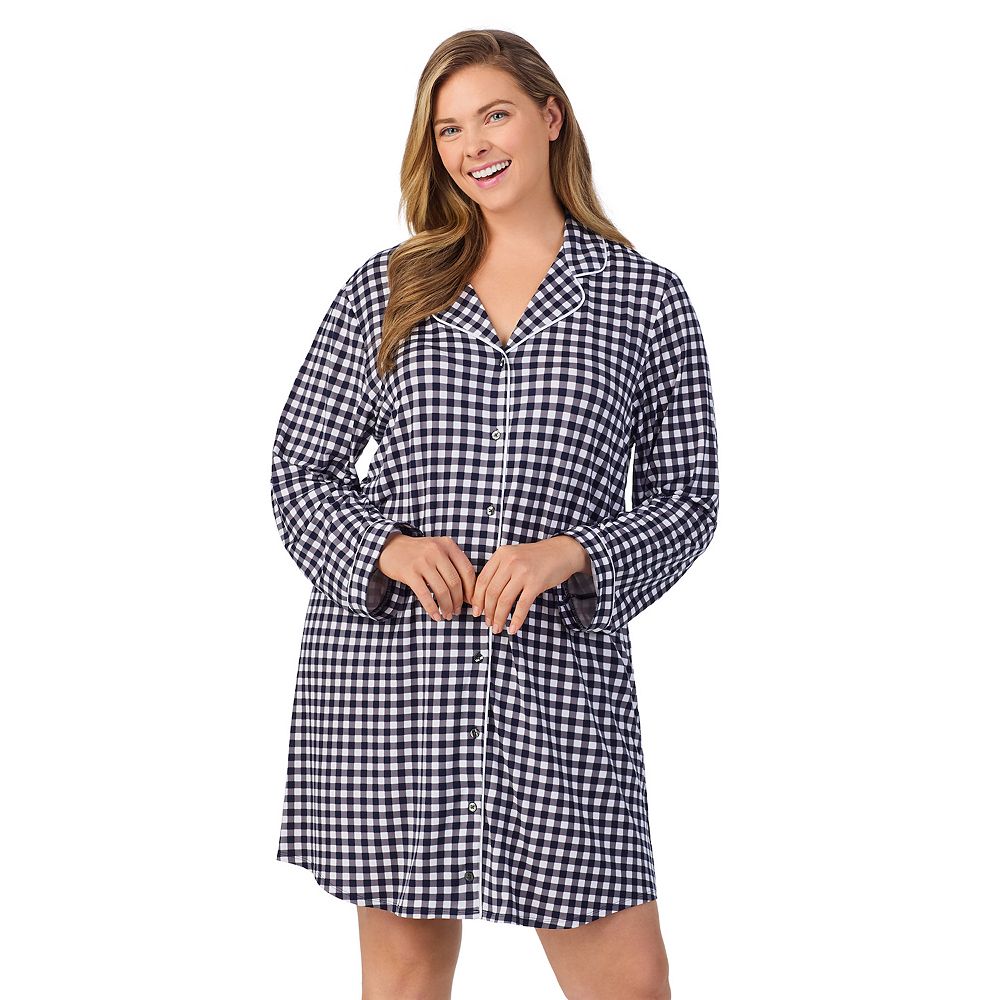 Plus Size Draper James Button Front Pajama Sleepshirt