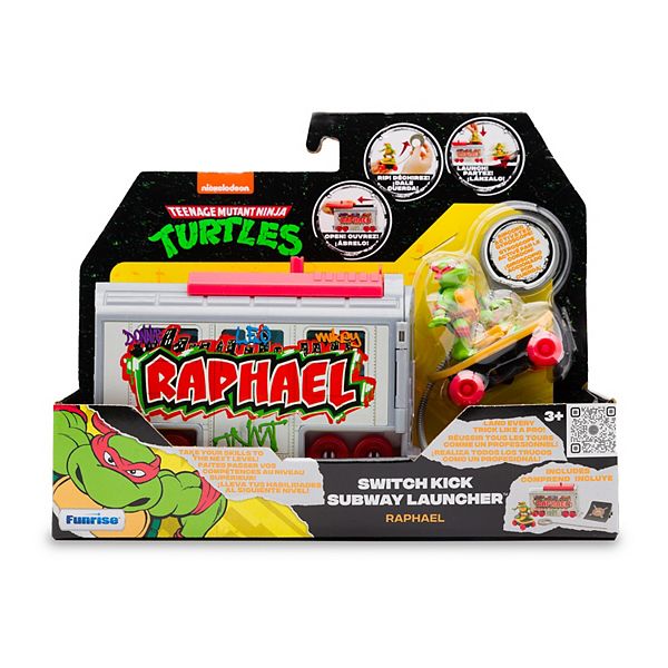 Funrise Teenage Mutant Ninja Turtles Raphael Switch Kick Subway Launcher